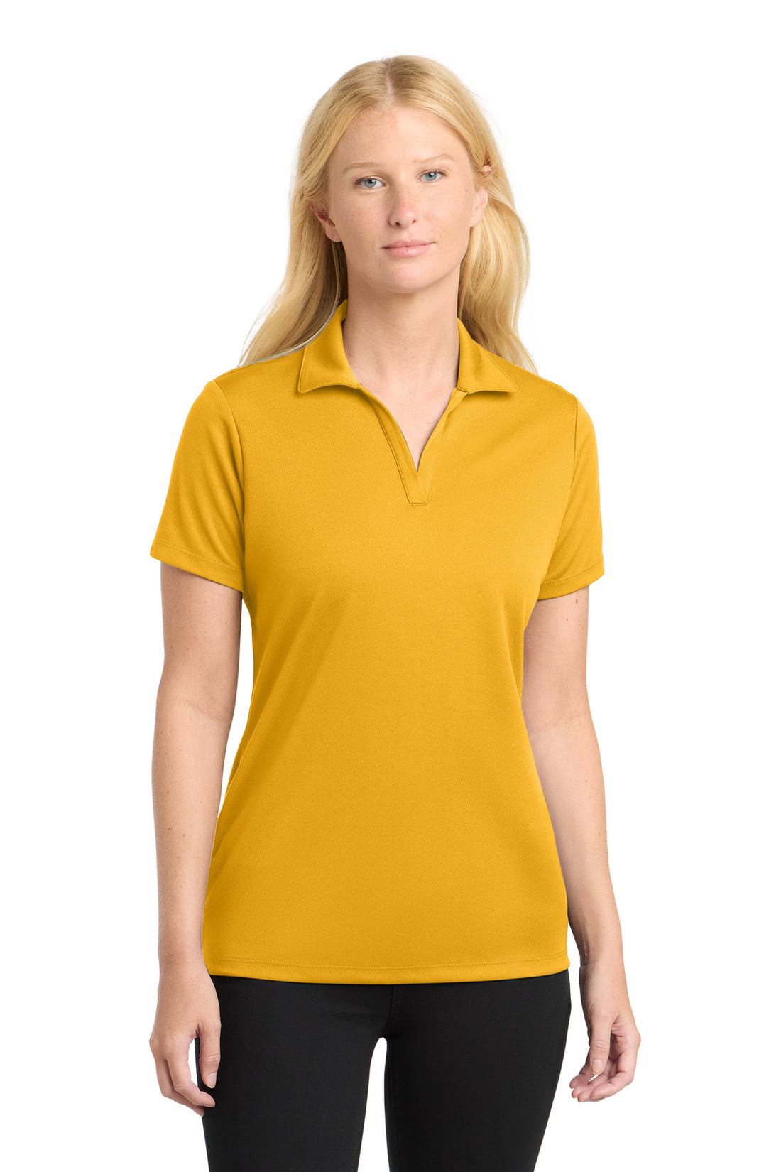 Sport-Tek® Women's PosiCharge® RacerMesh® Polo. LST640 (Gold) – MODA GOODS
